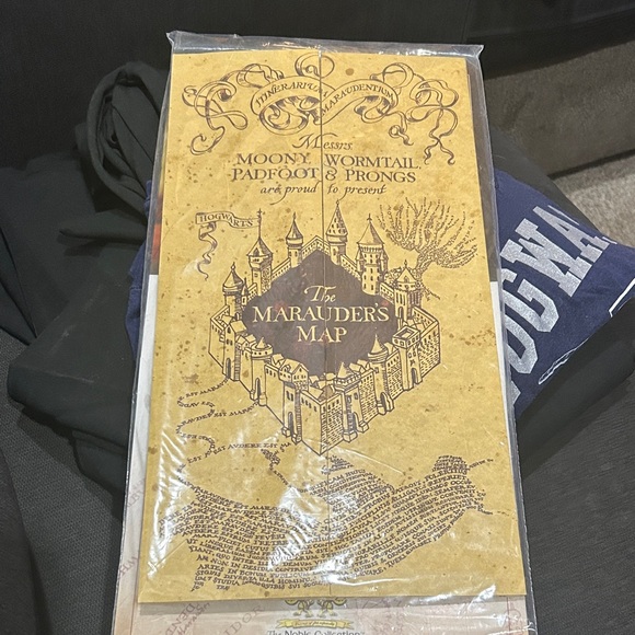 Art | Harry Potters Marauders Map Poster Euc | Poshmark